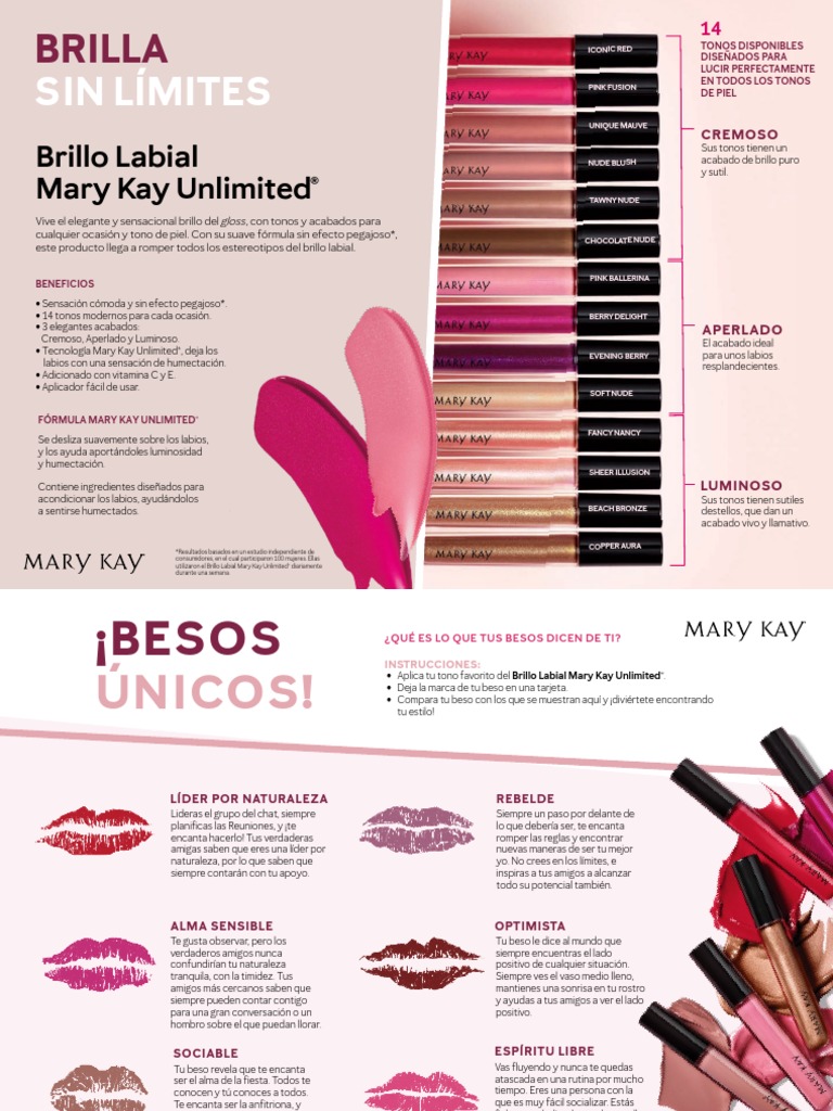 Tarjeton Brillo Labial | PDF