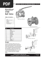 Fisher D2 FloPro Control Valve | PDF | Valve | Actuator