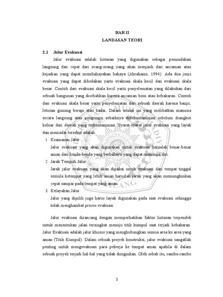 Jalur Evakuasi dan Standar ISO 7010 | PDF