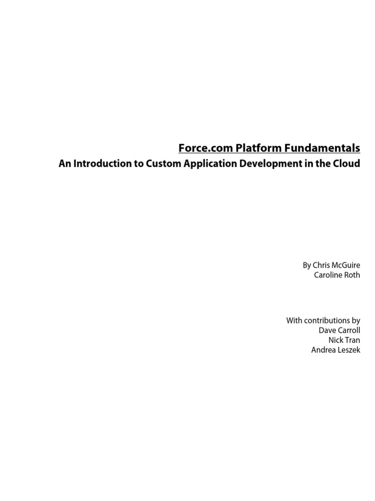 Platform Fundamentals | PDF