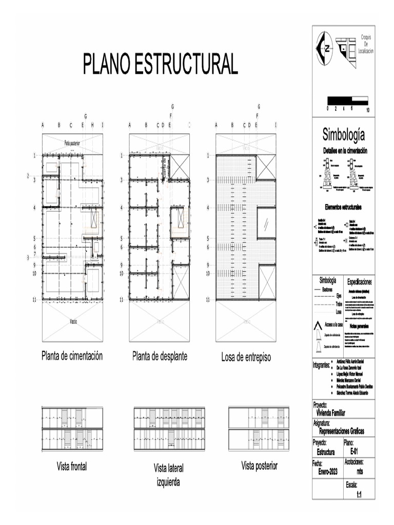 Proyecto Estructural-Modelo | PDF