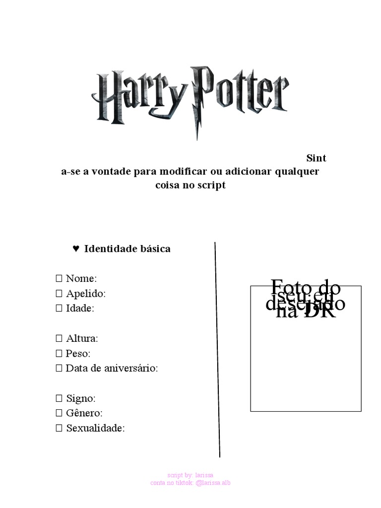 Script Hogwarts | PDF