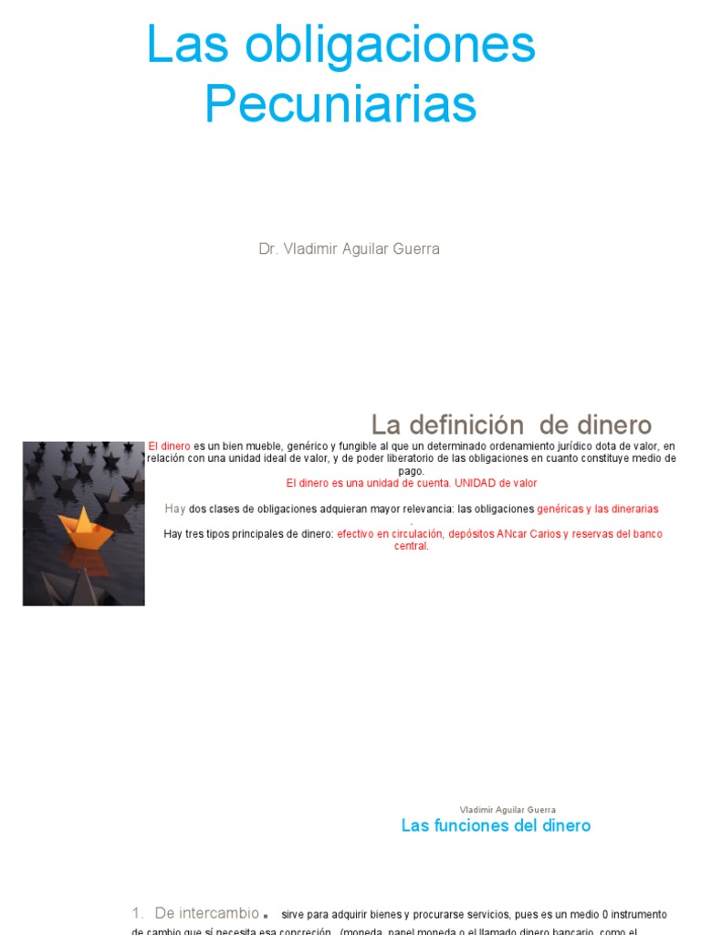 Obligaciones Pecuniarias 7 | PDF