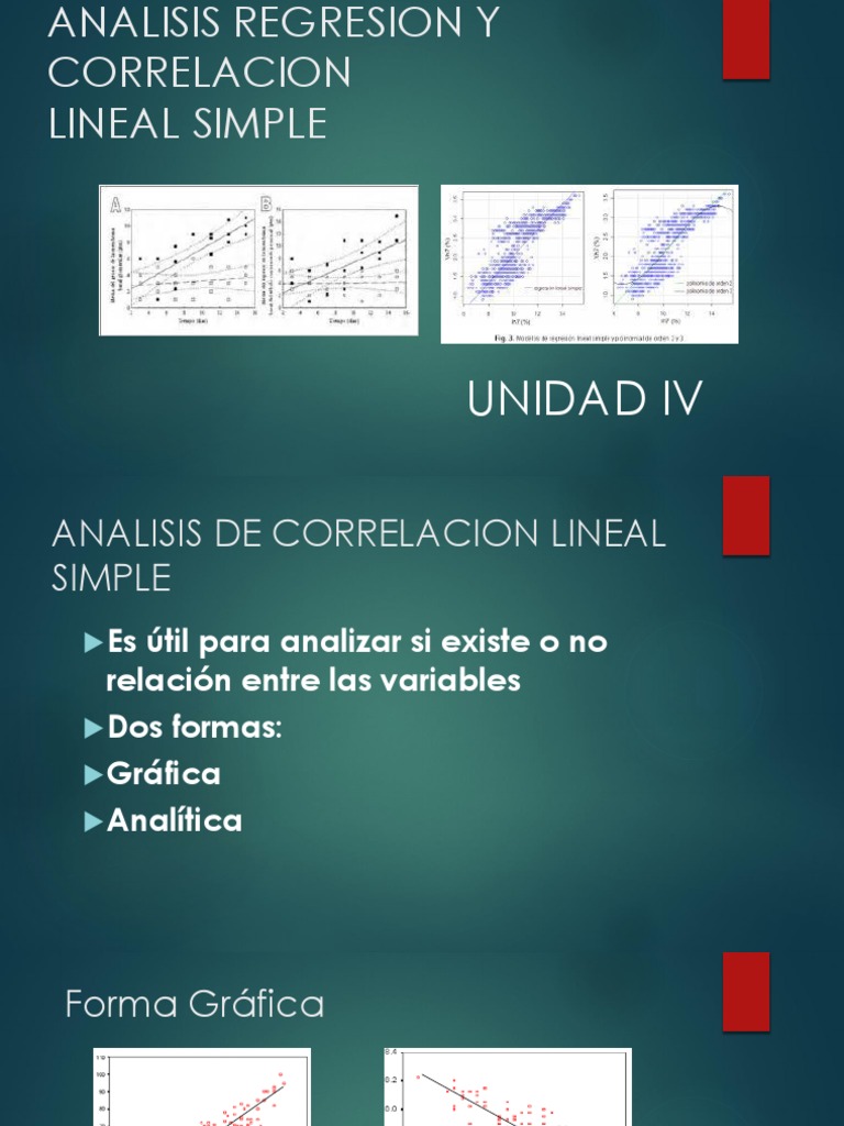 REGRESION LINEAL SIMPLE Final | PDF | Regresión lineal | Análisis de ...