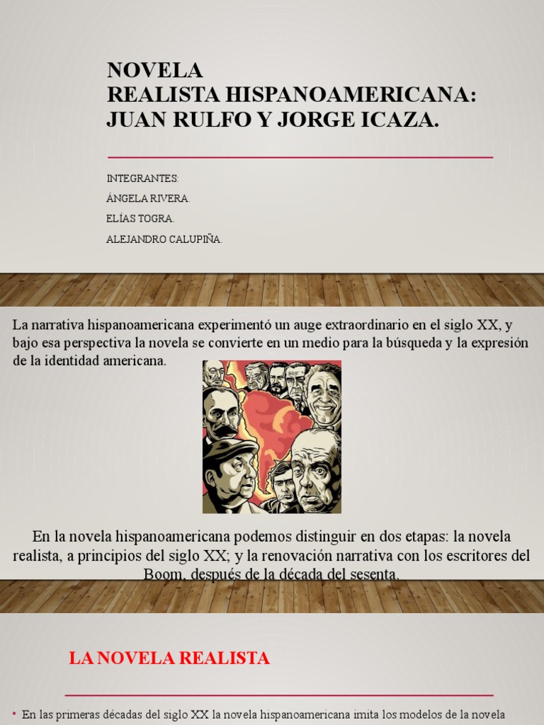 Novela Realista Hispoamericana | PDF