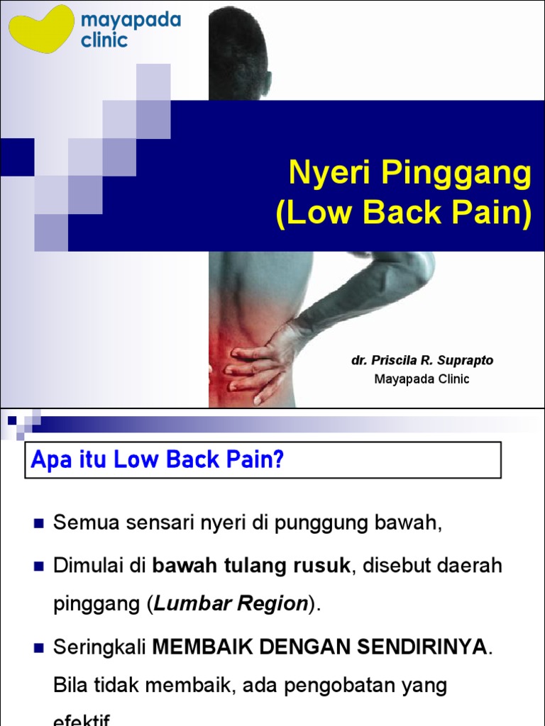 Low Back Pain | PDF