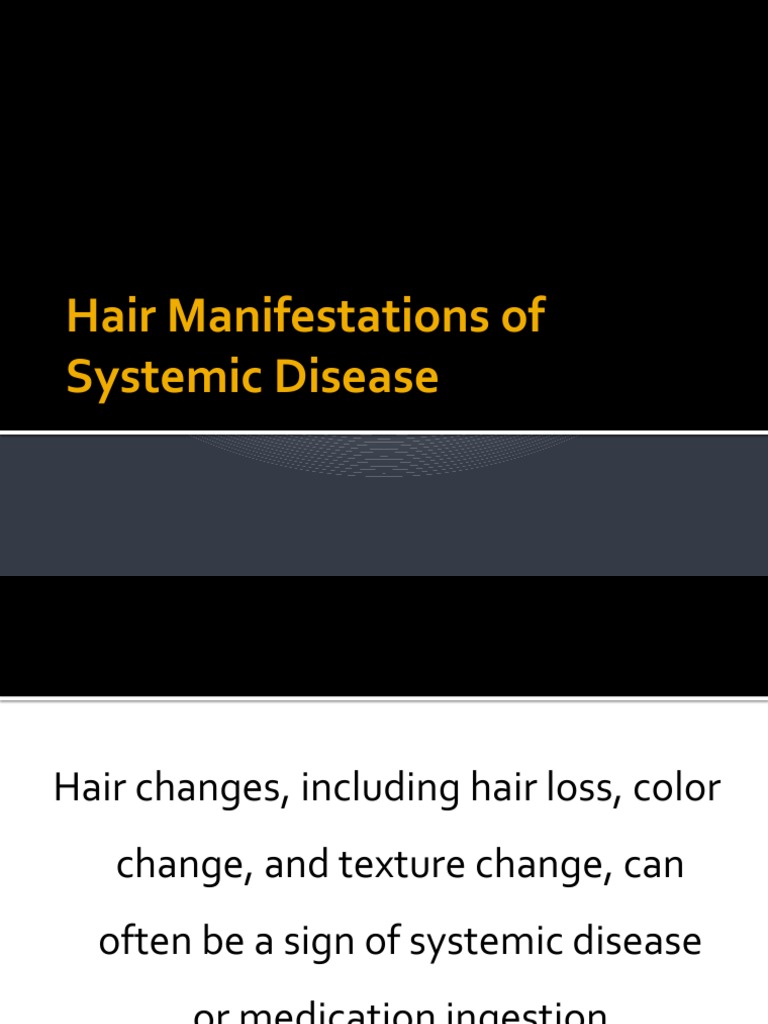 Hair and Systemic Disease | PDF