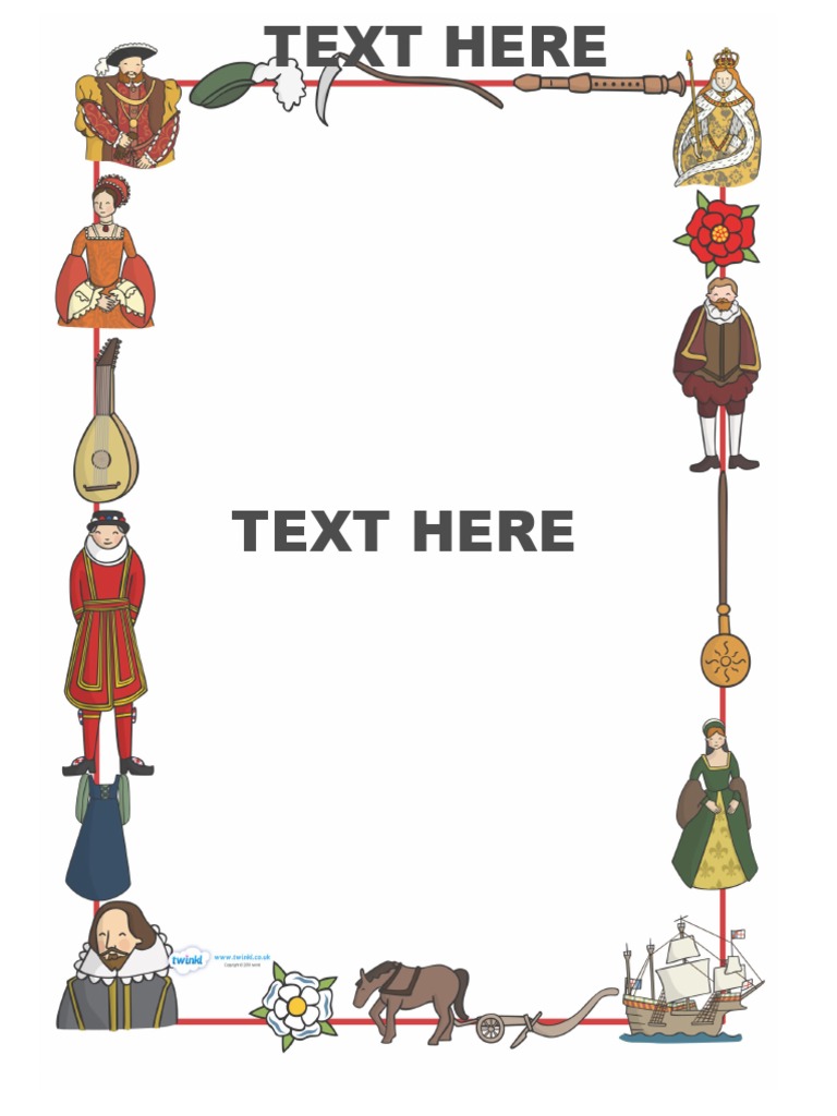 T T 2544 The Tudors Page Borders | PDF