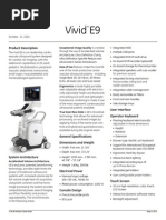 Vivid E95 Quick Instruction Guide | PDF | Image Resolution | Contrast (Vision)
