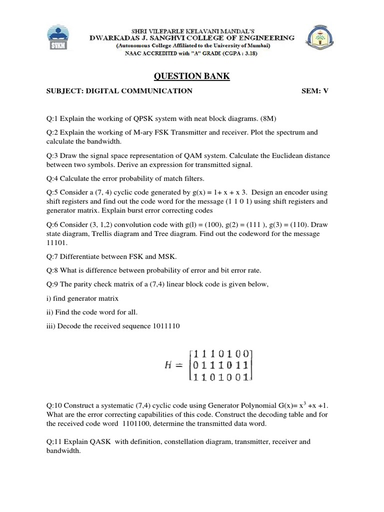 DCOM Question Bank_Final2 | PDF | Code | Naming Conventions