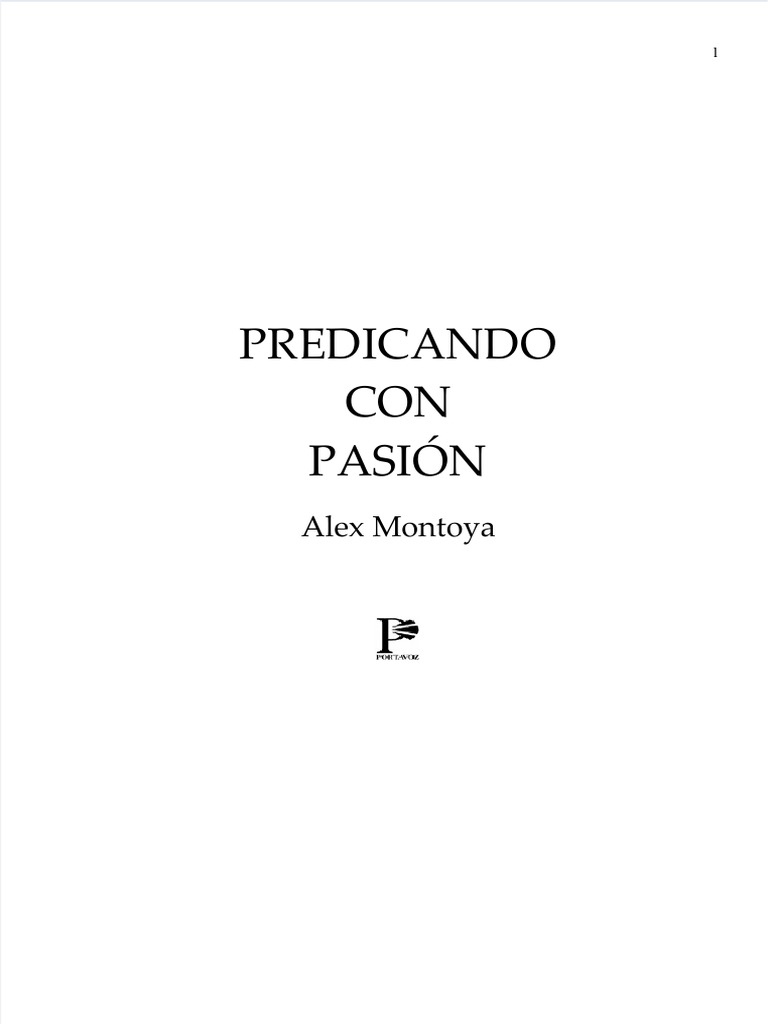 Dokumen - Tips - Alex Montoya Predicando Con Pasion 56212ee13d186 | PDF