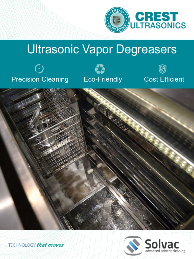 Crest - Solvac Vapor Degreasers | PDF
