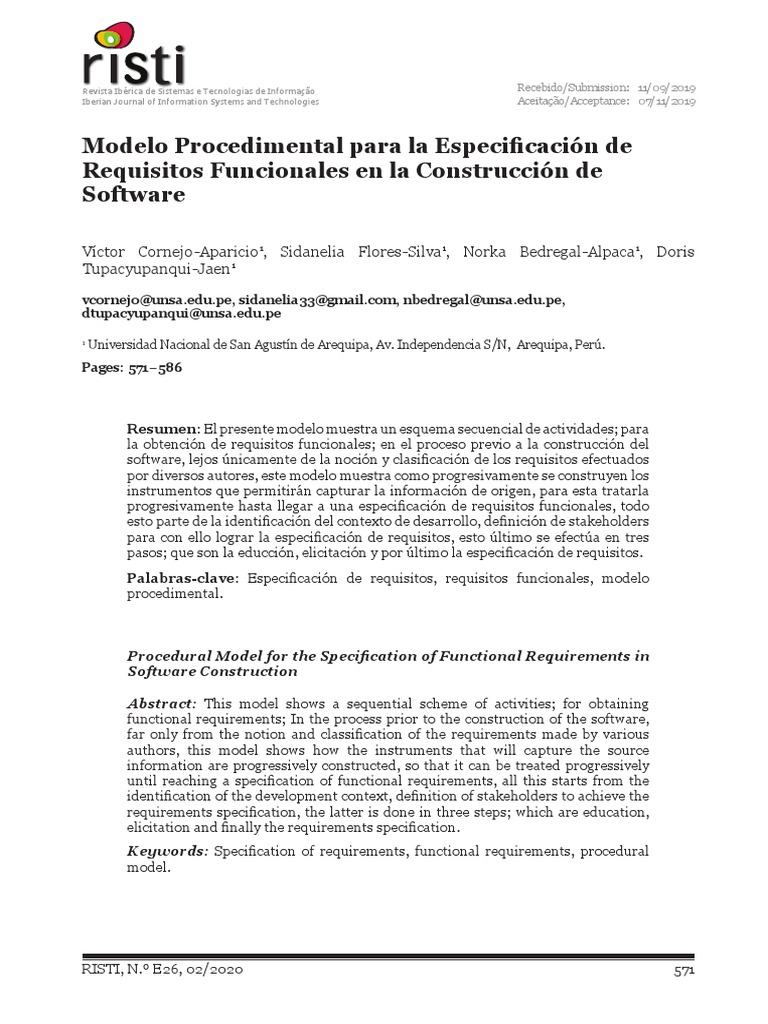 Modelo Procedimental para La E | PDF