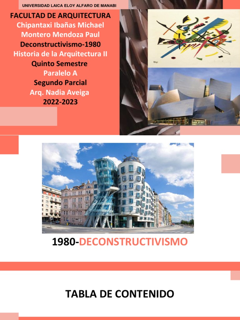 DECONSTRUCTIVISMO | PDF
