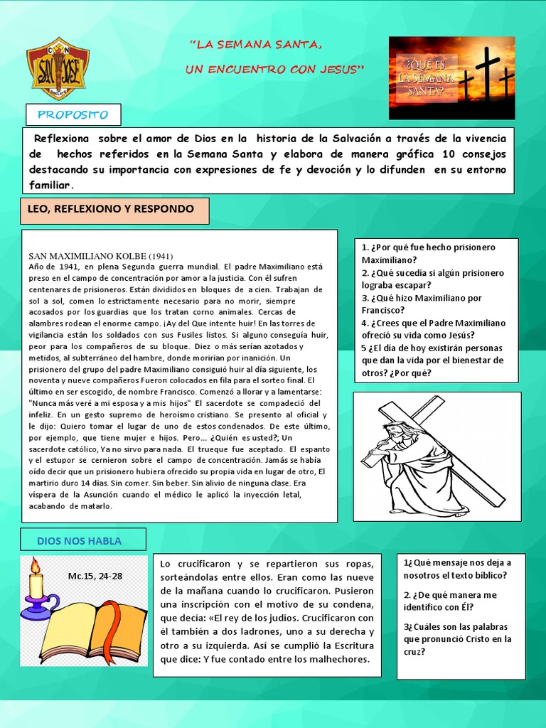 Sesion de Semana Santa | PDF | Pascua de Resurrección | eucaristía