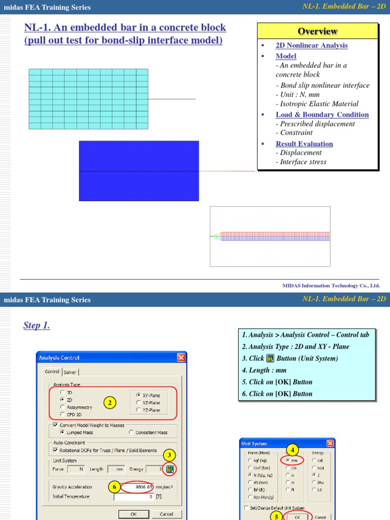 FEA Tutorials - NL1 | PDF | Young's Modulus | Elasticity (Physics)