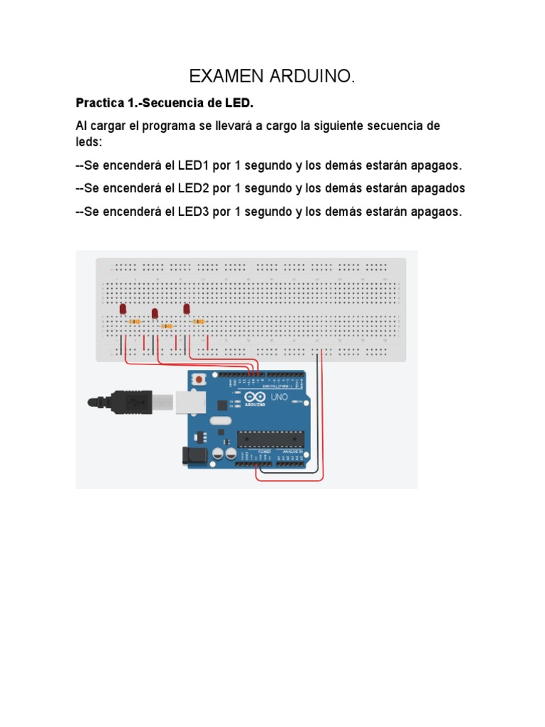 Examen Arduino | PDF
