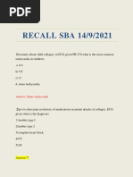 MRCEM Recalls 2018 - 2023 | PDF | Anatomical Terms Of Motion | Abdomen