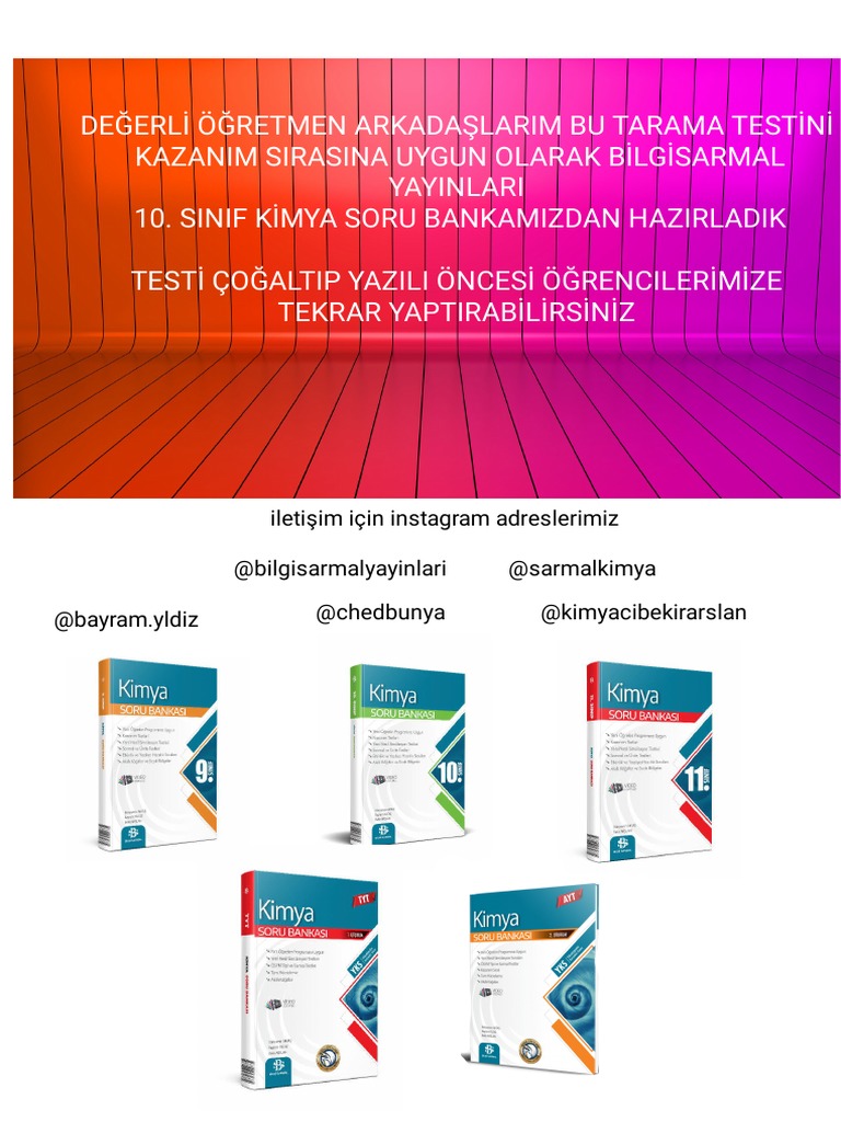 10 Kimya Tarama (Karışımlar) | PDF