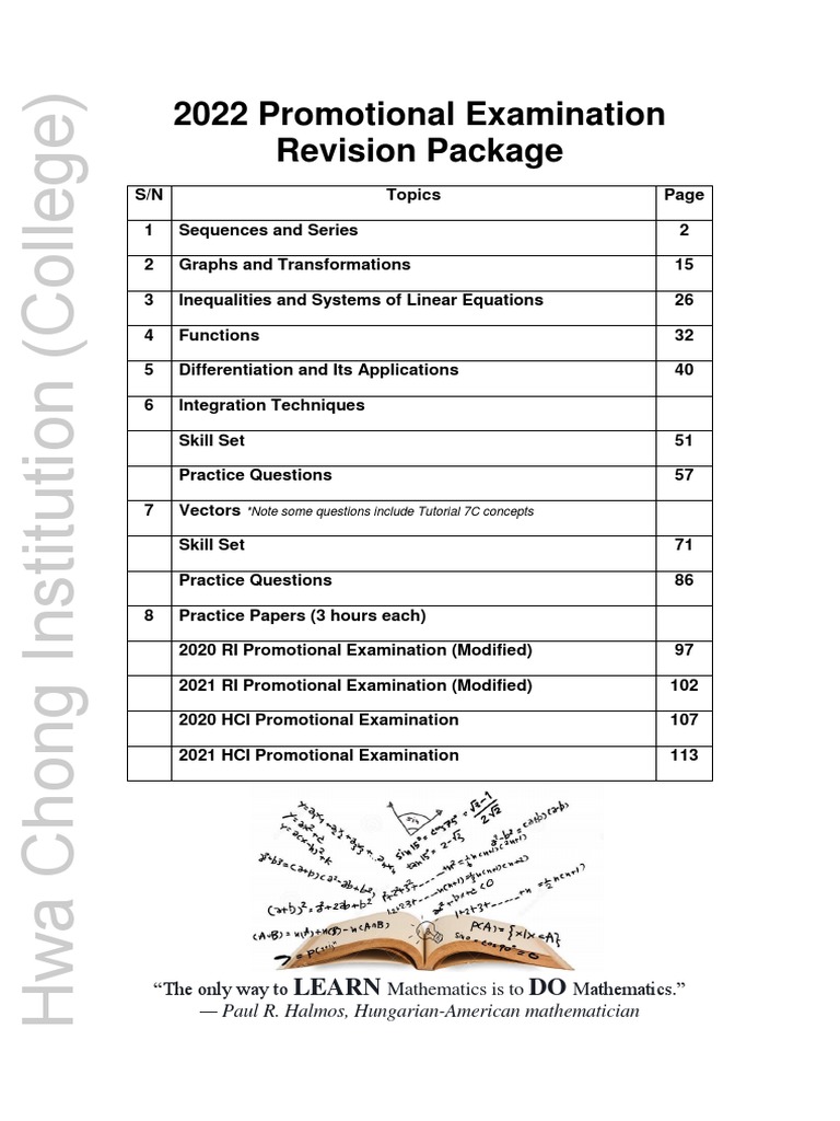 2022 Promotional Examination Revision Package: Learn DO | PDF ...
