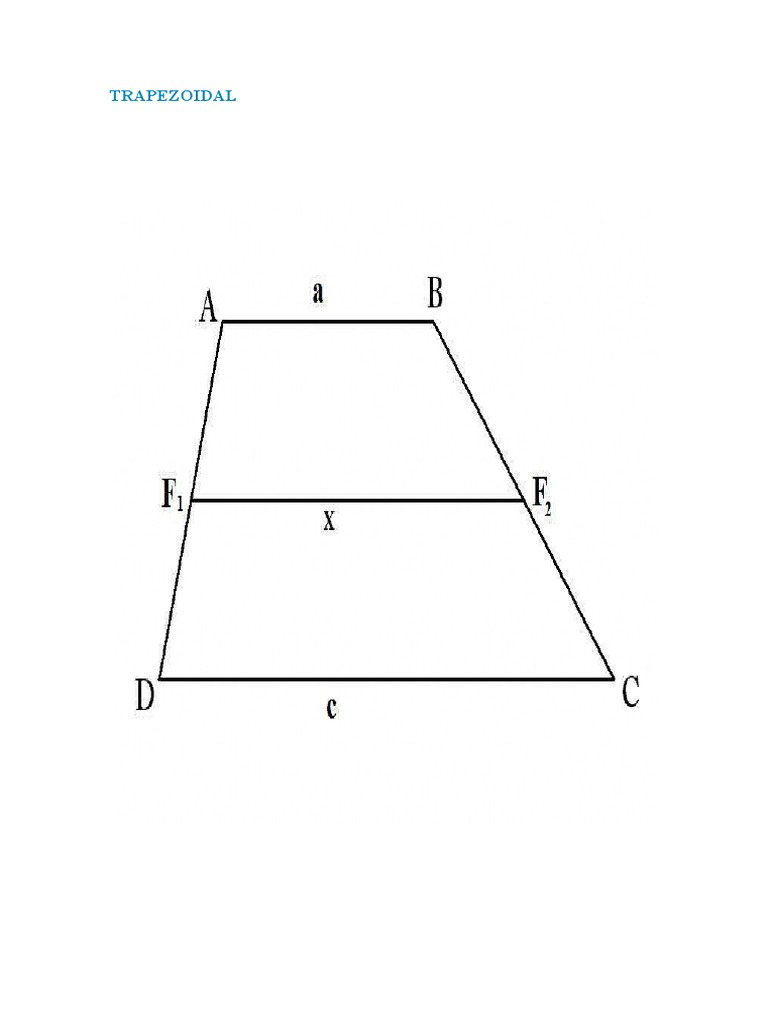 Trapezoidal | PDF | Triángulo | Rectángulo