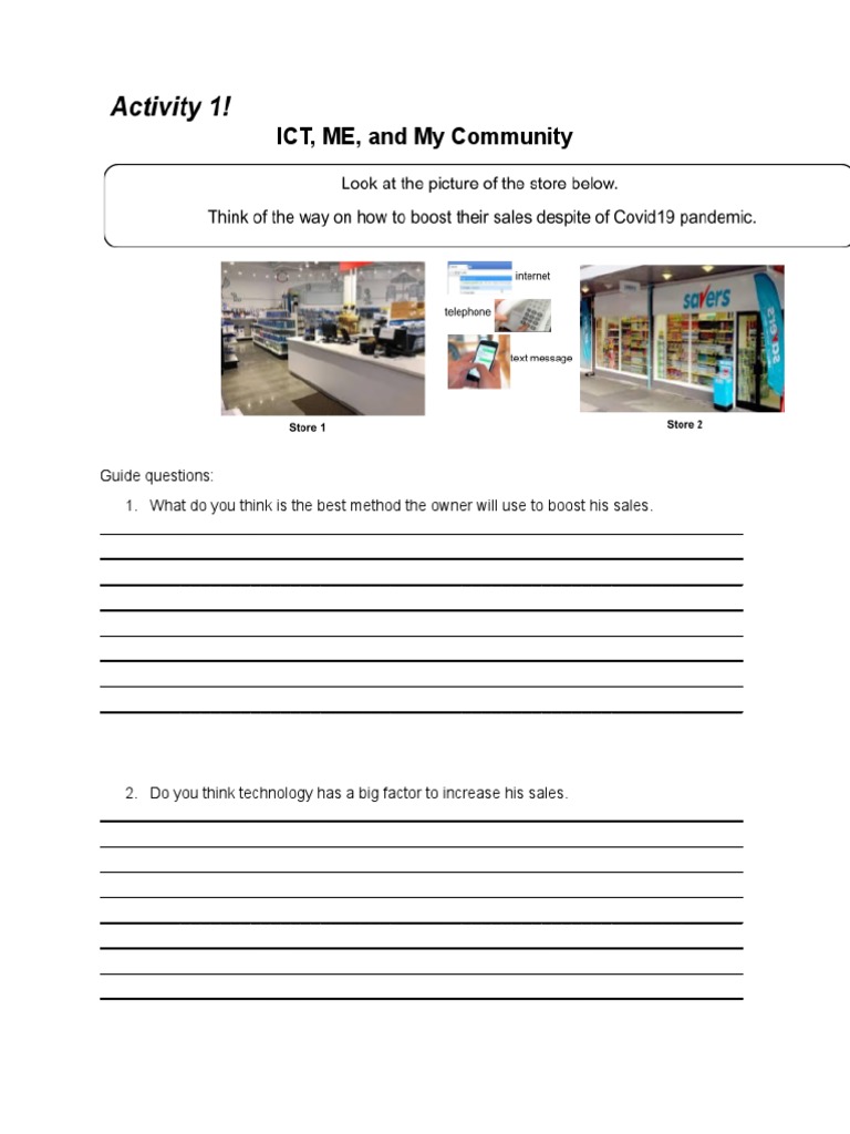 E Tech Lesson 1 Activity Pdf Educational Technology Social Network