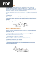Posiciones Terapeuticas Pdf Términos Anatómicos De Ubicación Medicina