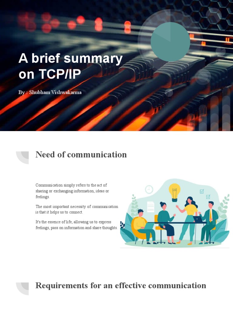 A Brief Summary On TCP/IP | PDF | Transmission Control Protocol ...