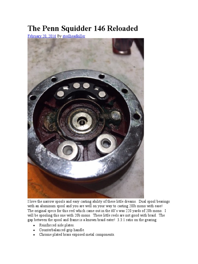 The Penn Squidder 146 Reloaded | PDF
