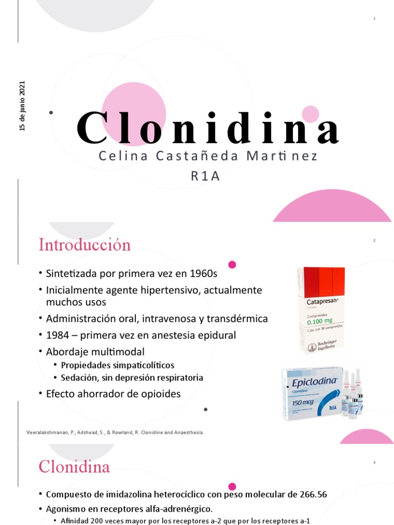 Clonidina | PDF