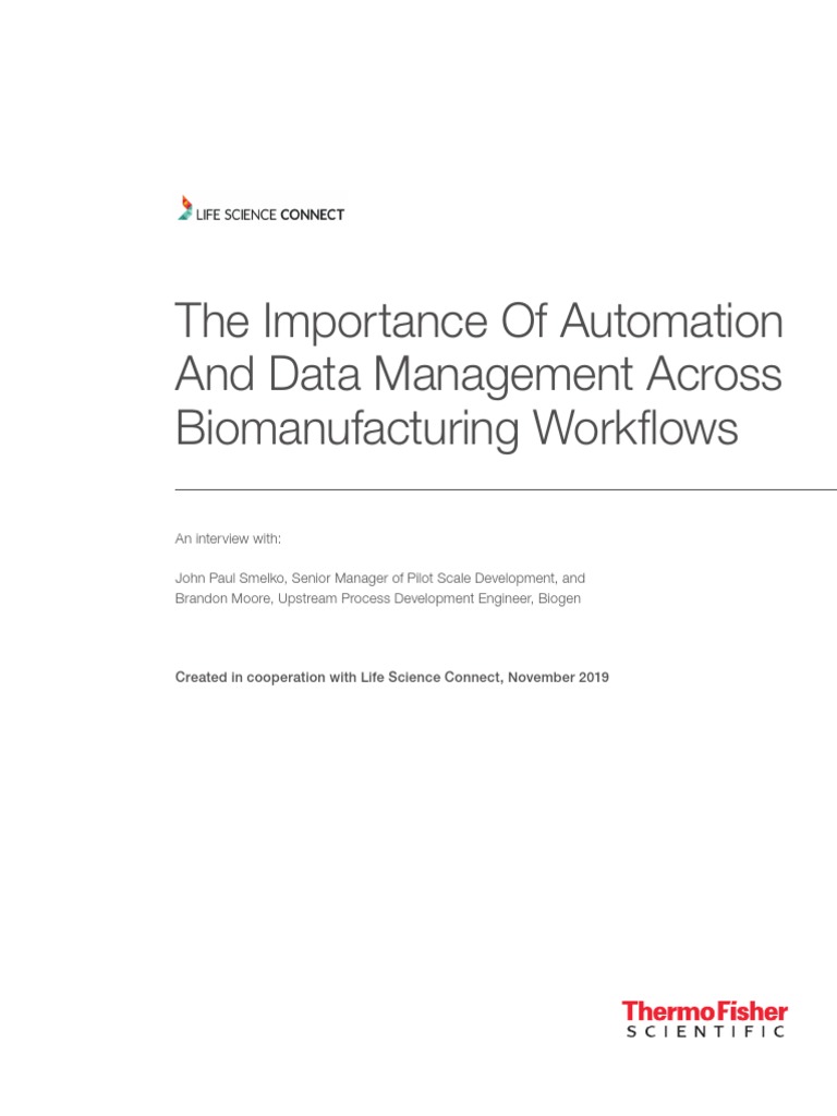 Automation Data Management Importance Article | PDF