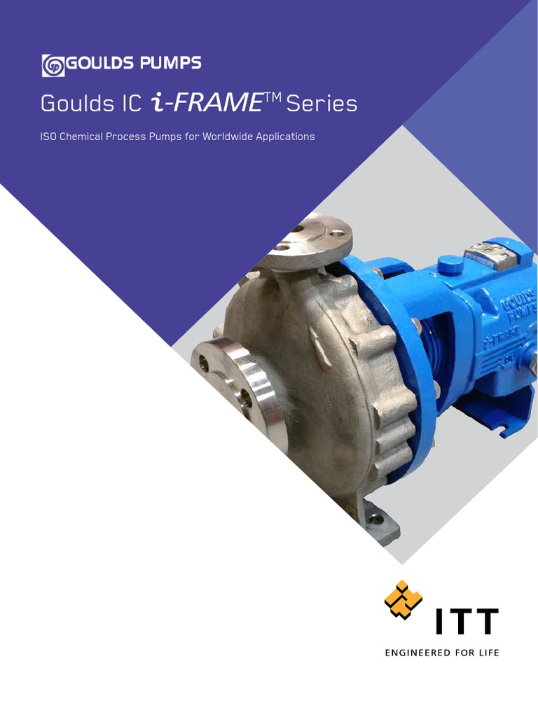 Goulds Pumps - IC I-Frame | PDF | Pump | Bearing (Mechanical)