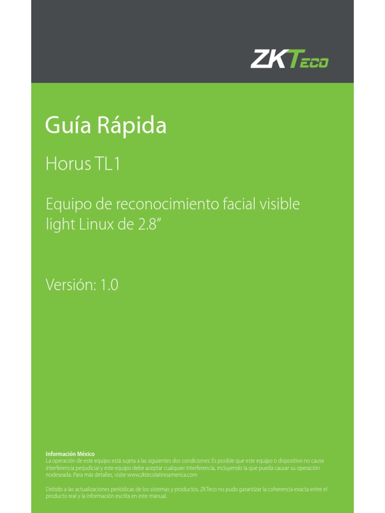 Guia-Rapida HORUS TL1 | PDF | Informática | Tecnología