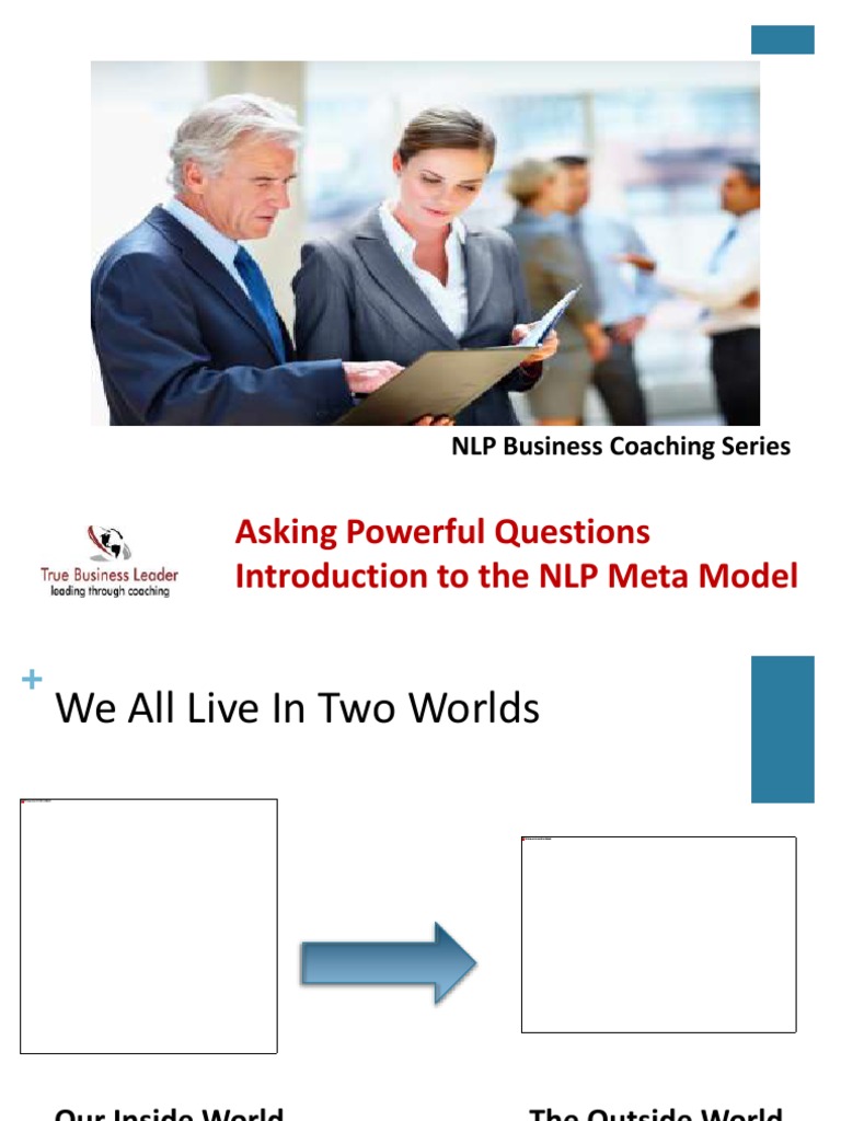 Introduction To The Nlp Meta Model For Coaches Pdf