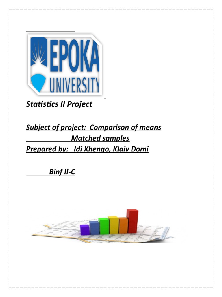 Statistics Project | PDF | Student's T Test | P Value
