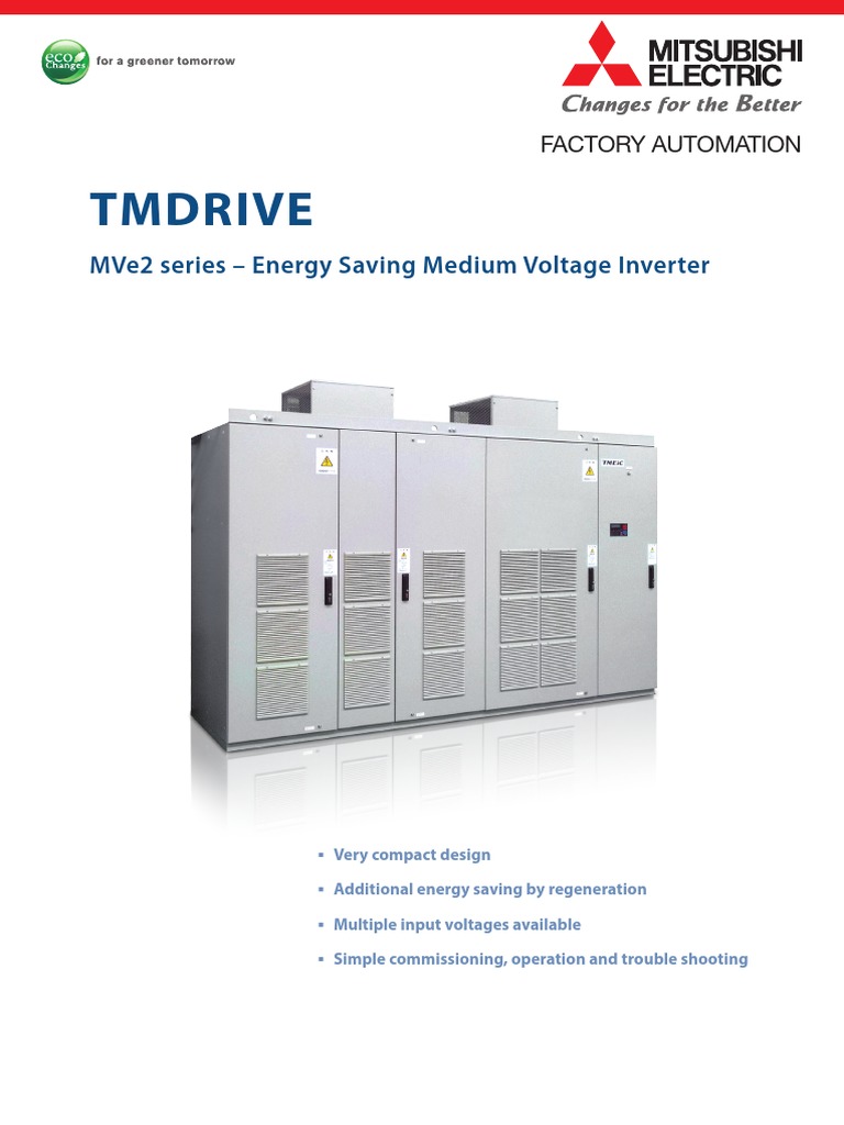 Tmdrive: Mve2 Series - Energy Saving Medium Voltage Inverter | PDF | Power Inverter | Power Supply