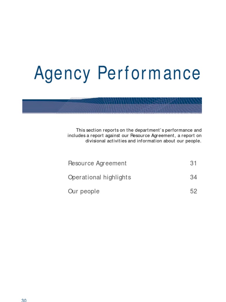 Agency Performance | PDF | Occupational Safety And Health | Safety