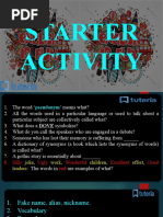 Essential Horror Vocabulary Guide | PDF
