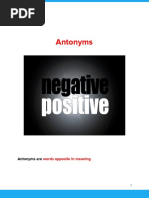 75 Contronyms (Words With Contradictory Meanings) | PDF