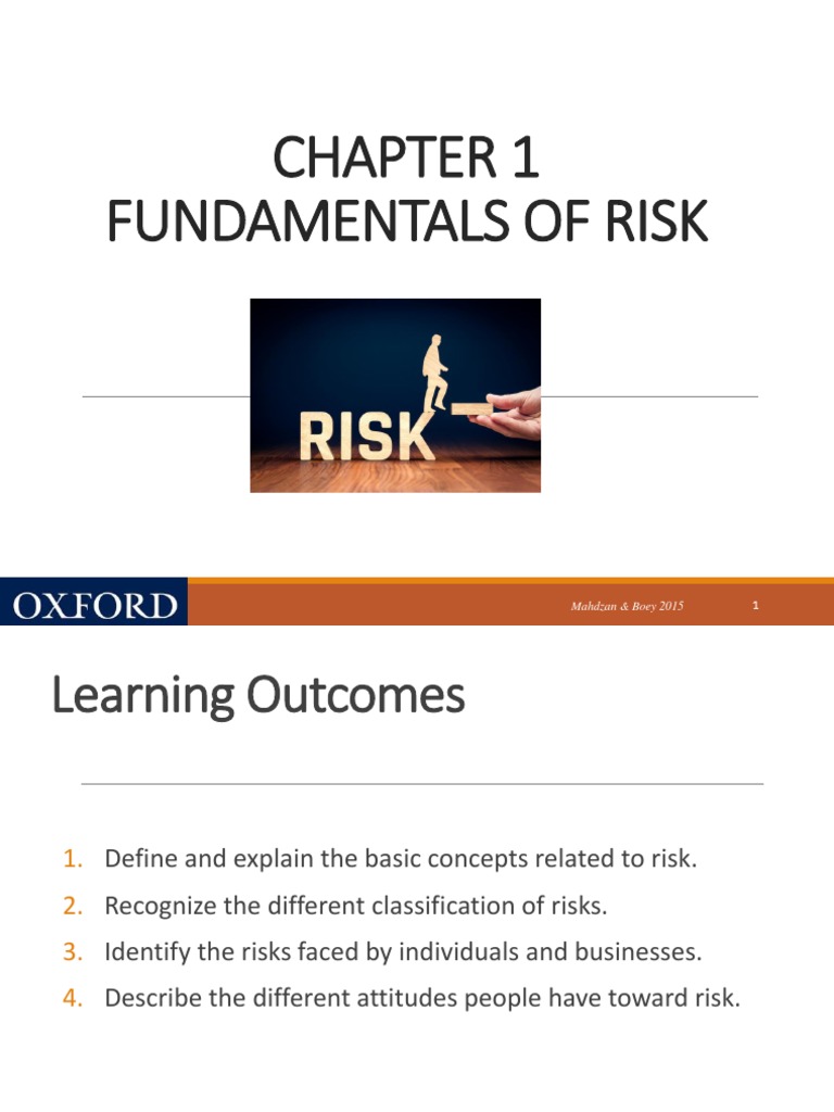 CHAPTER 1 - Fundamentals of Risk | PDF | Risk | Risk Aversion