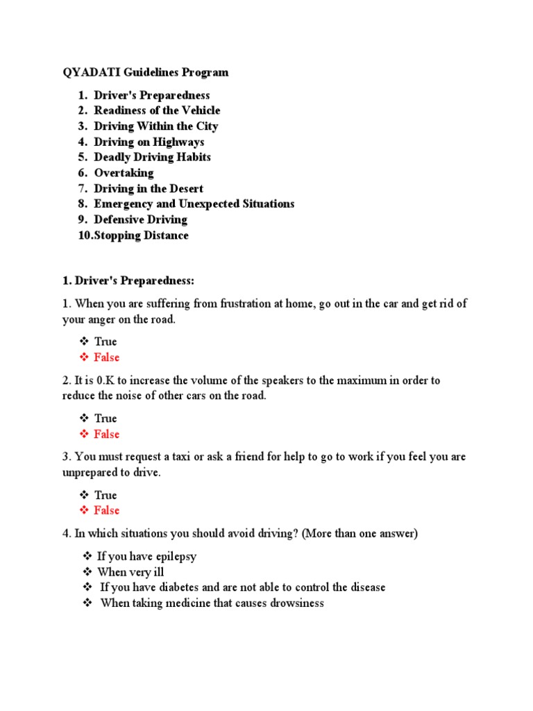 Traffic QYADATI English | PDF | Traffic | Road