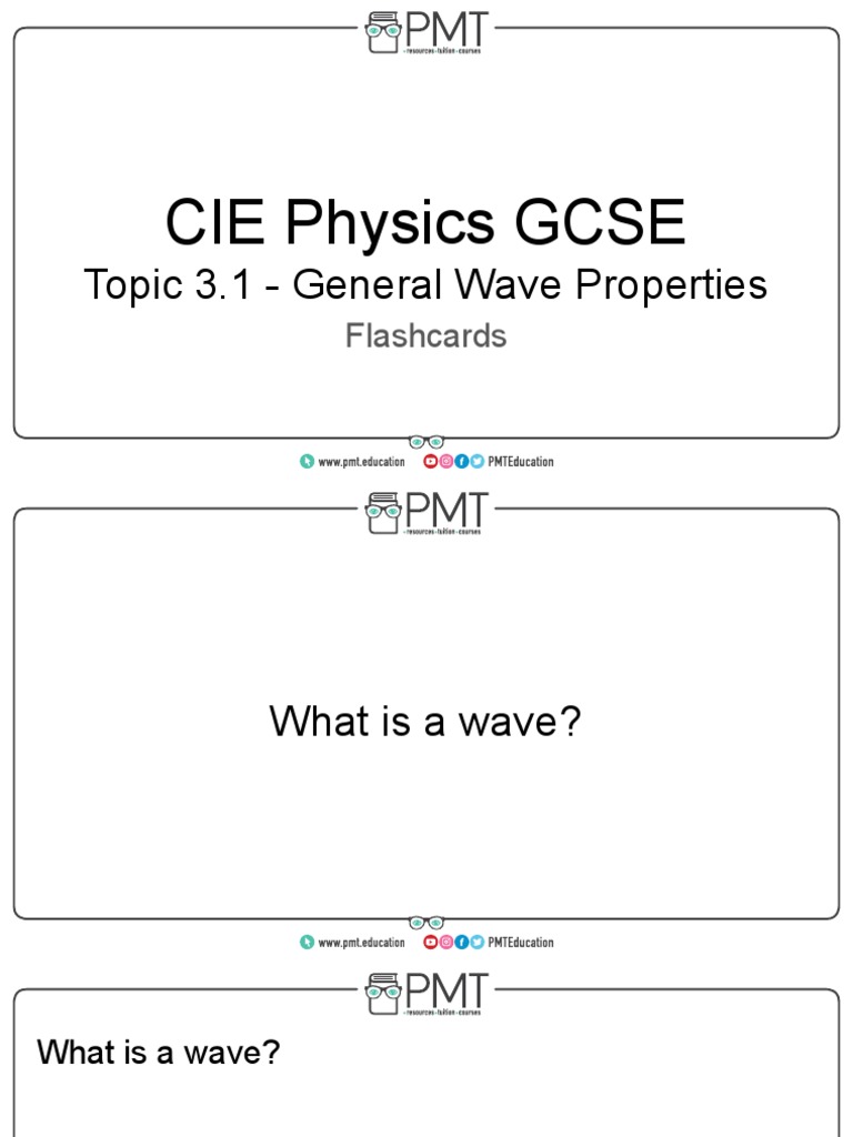 Physics Flash Cards-Waves | PDF | Electromagnetic Spectrum ...