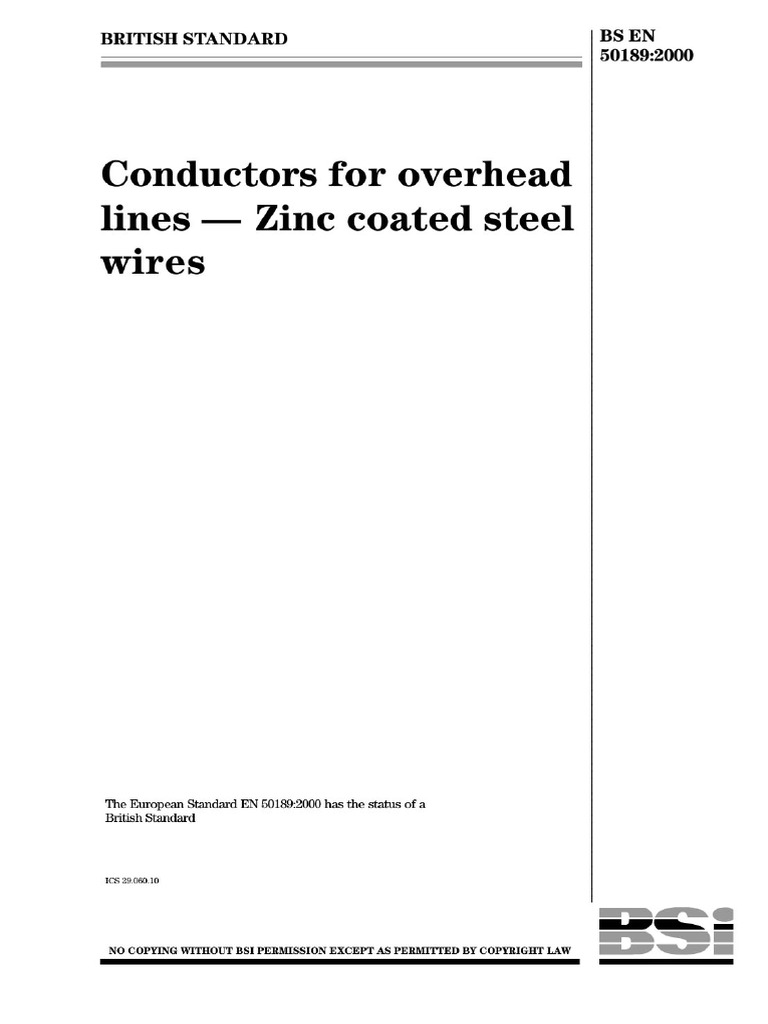 BS en 50189 - 2000 | PDF
