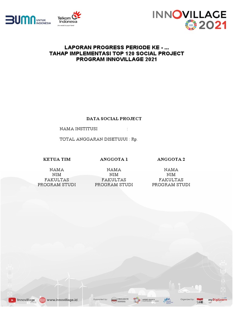FORM - Laporan Progress Implementasi | PDF