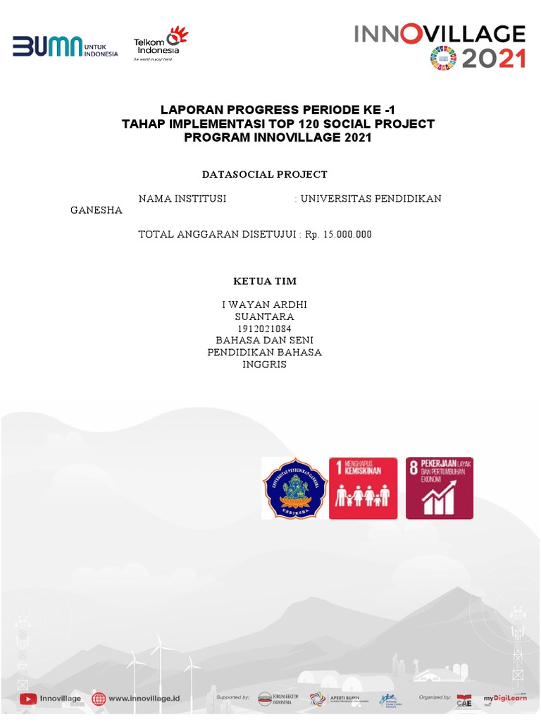 FORM - Laporan Progress Implementasi | PDF