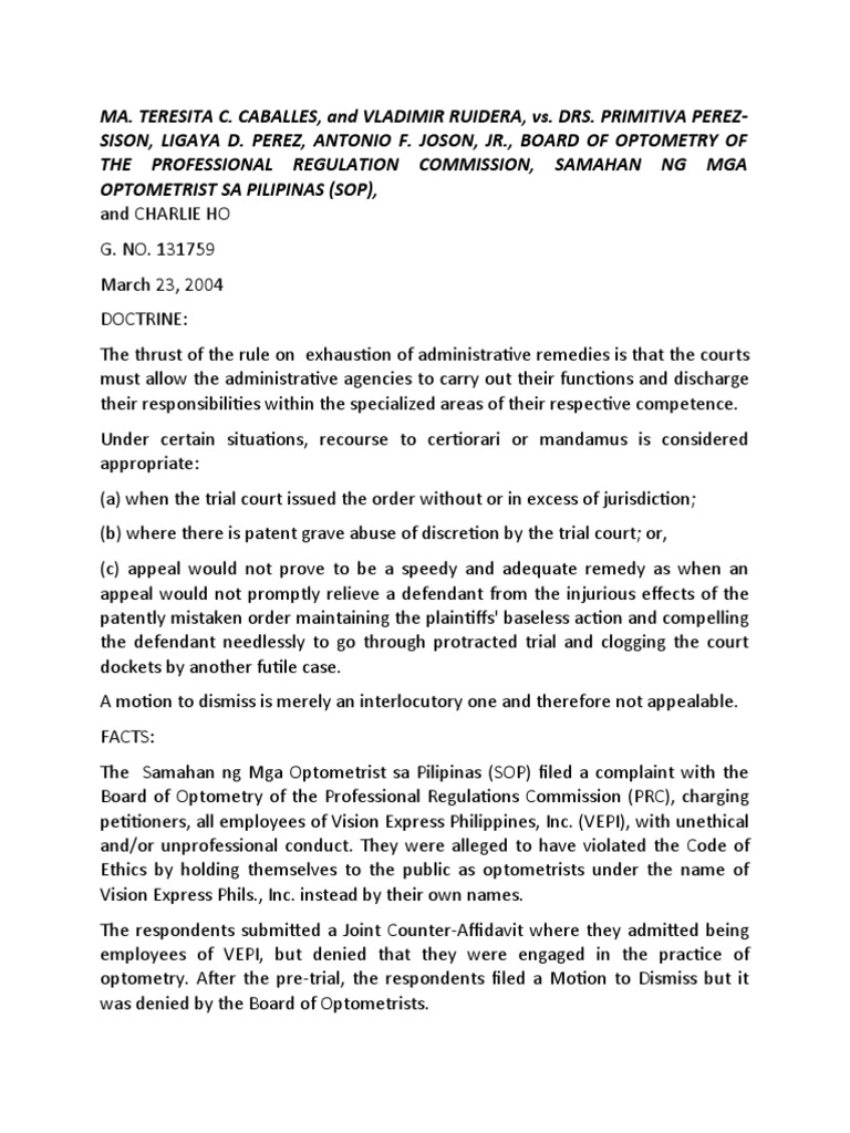 Admin Law Cases | PDF | Certiorari | Lawsuit