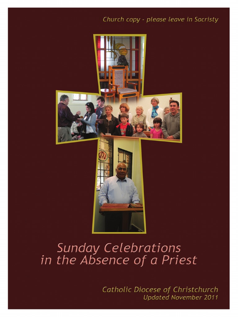 Sunday Celebration in The Absence of A Priest | PDF | Eucharist | Mass ...