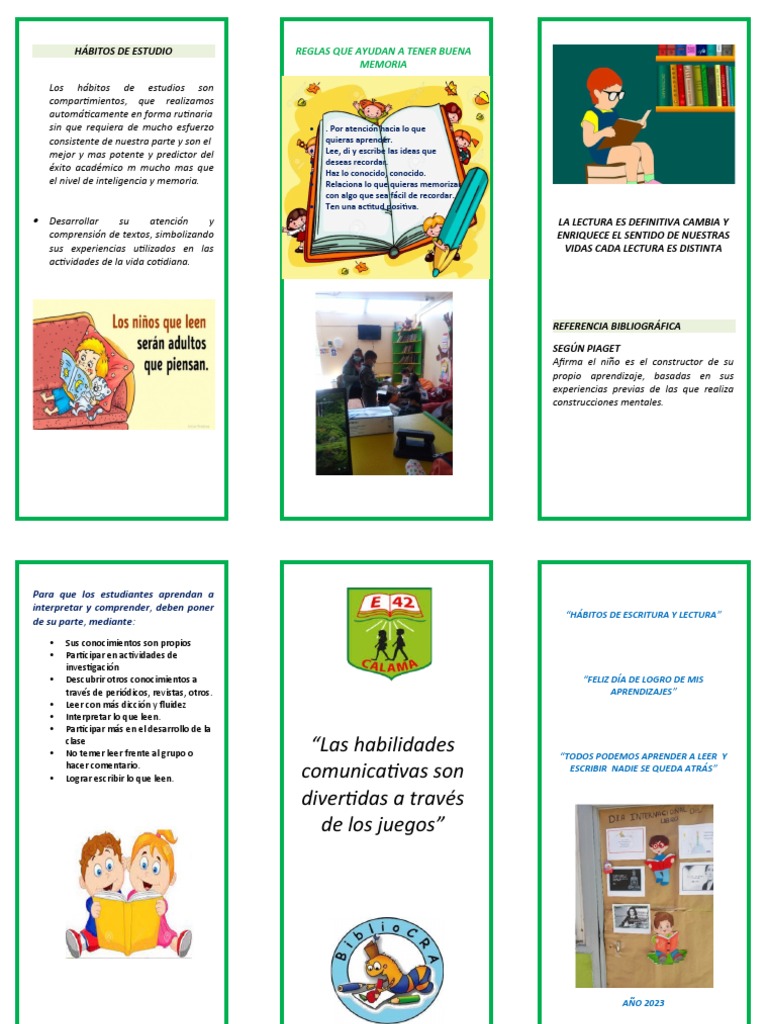 Triptico Cra | PDF | Aprendizaje | Memoria