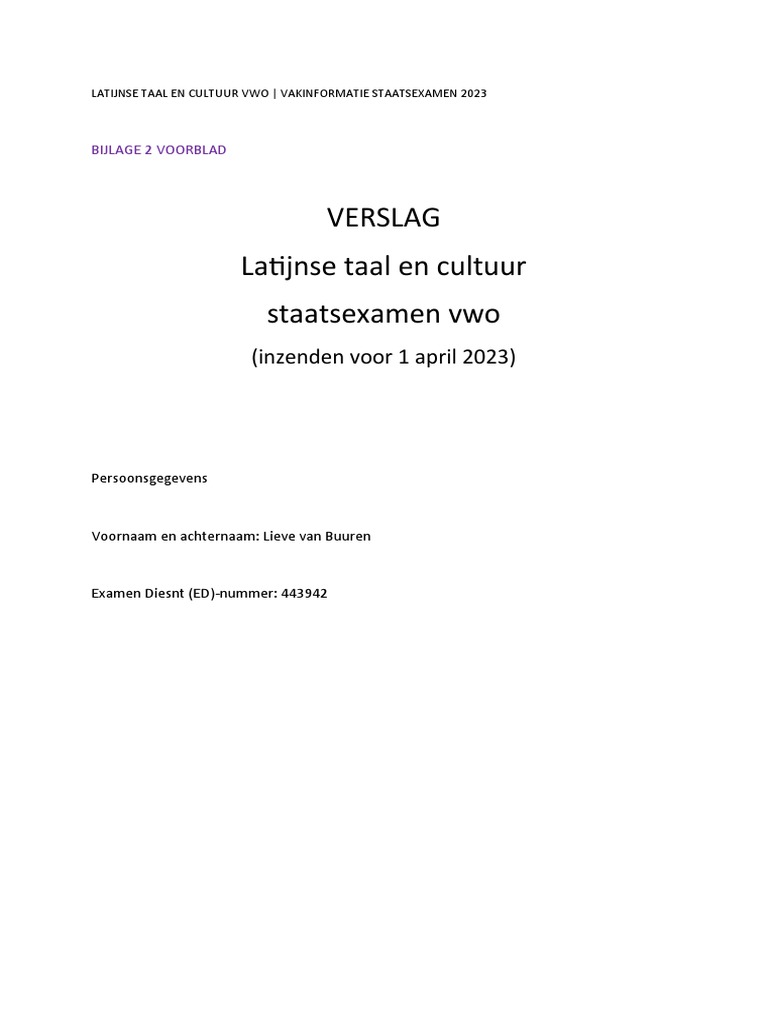 Latijn Werk | PDF