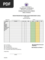 MPS-Automated Template Item Analysis | PDF | Learning | Cognition